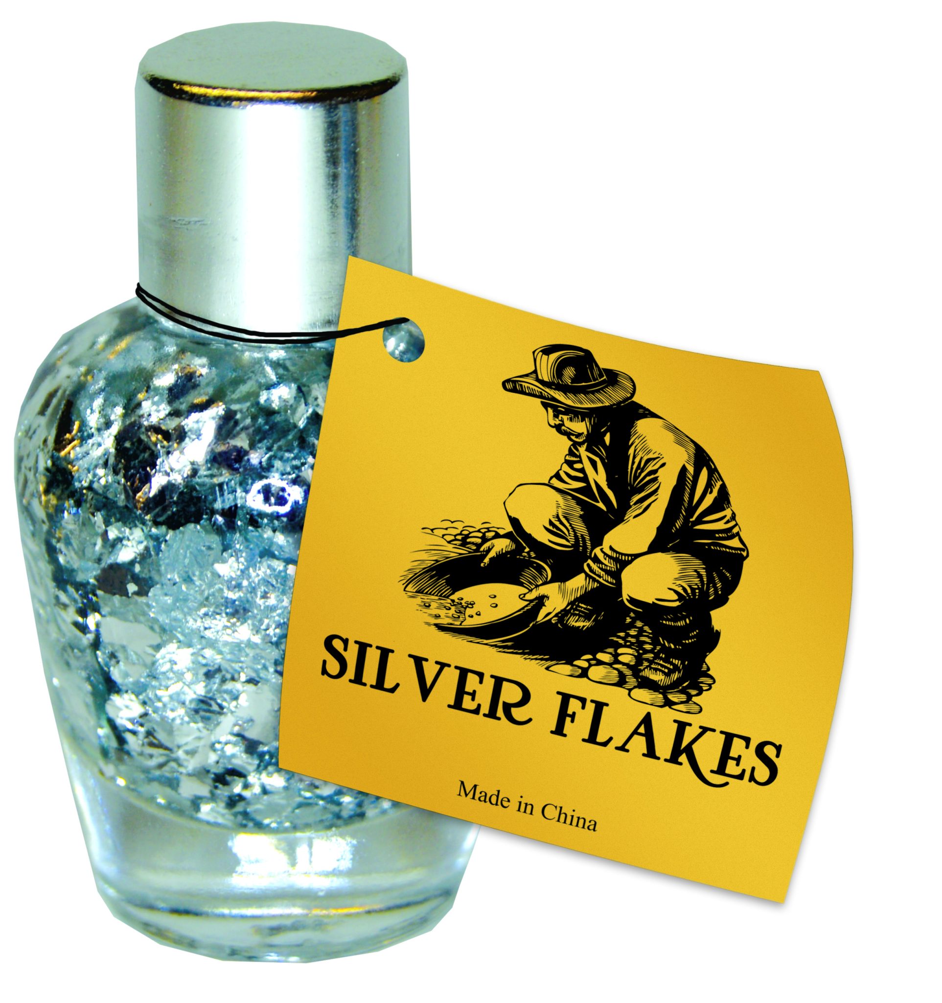 Silver Flake - Vase Bottle - Western Woods Inc
